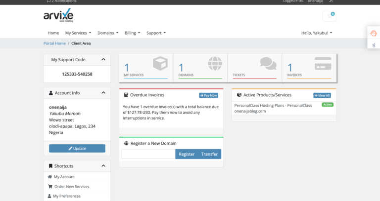 Why Arvixe Web Hosting is a Shitty Web Host… Warning! – One Naija Blog